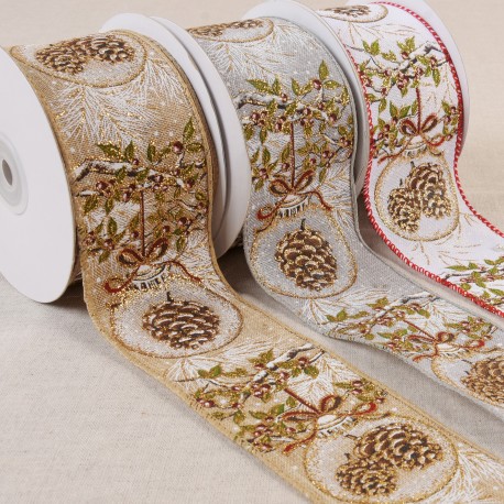 PINE CONES RIBBON - Stephanoise mediac