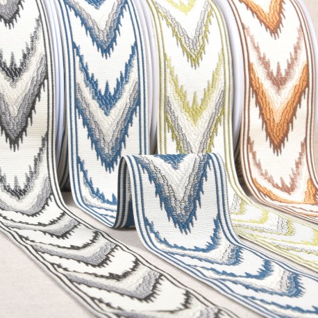 herringbone jacquard trim - Stephanoise mediac