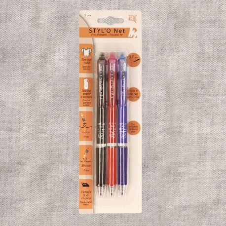 BLISTER 3 STYLOS 0.7MM - Stephanoise mediac