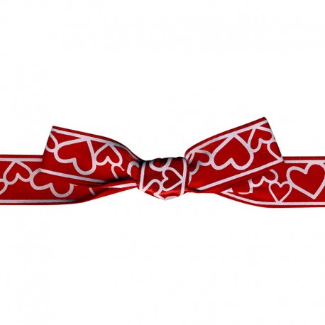 HEART PRINT RIBBON - Stephanoise mediac