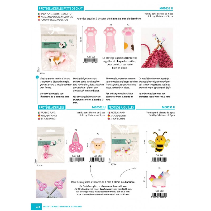 cat paw needle protection *4 - Stephanoise mediac