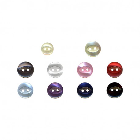 ROUND SHIRT BUTTON 2HOLES - Stephanoise mediac