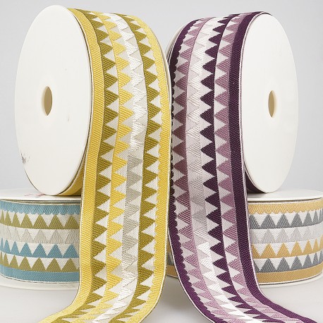 TRIANGLE JACQUARD TRIM - Stephanoise mediac