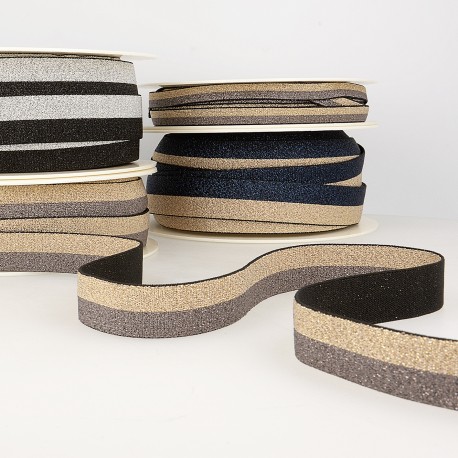 TWO-TONE METAL ELASTIC RIBBON - Stephanoise mediac