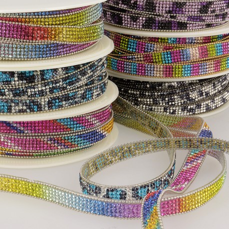 MULTICOLORED THERMO ADHESIVE TRIM - Stephanoise mediac