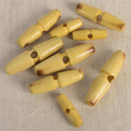 2-HOLE TOGGLE WOOD BUTTON - Stephanoise mediac